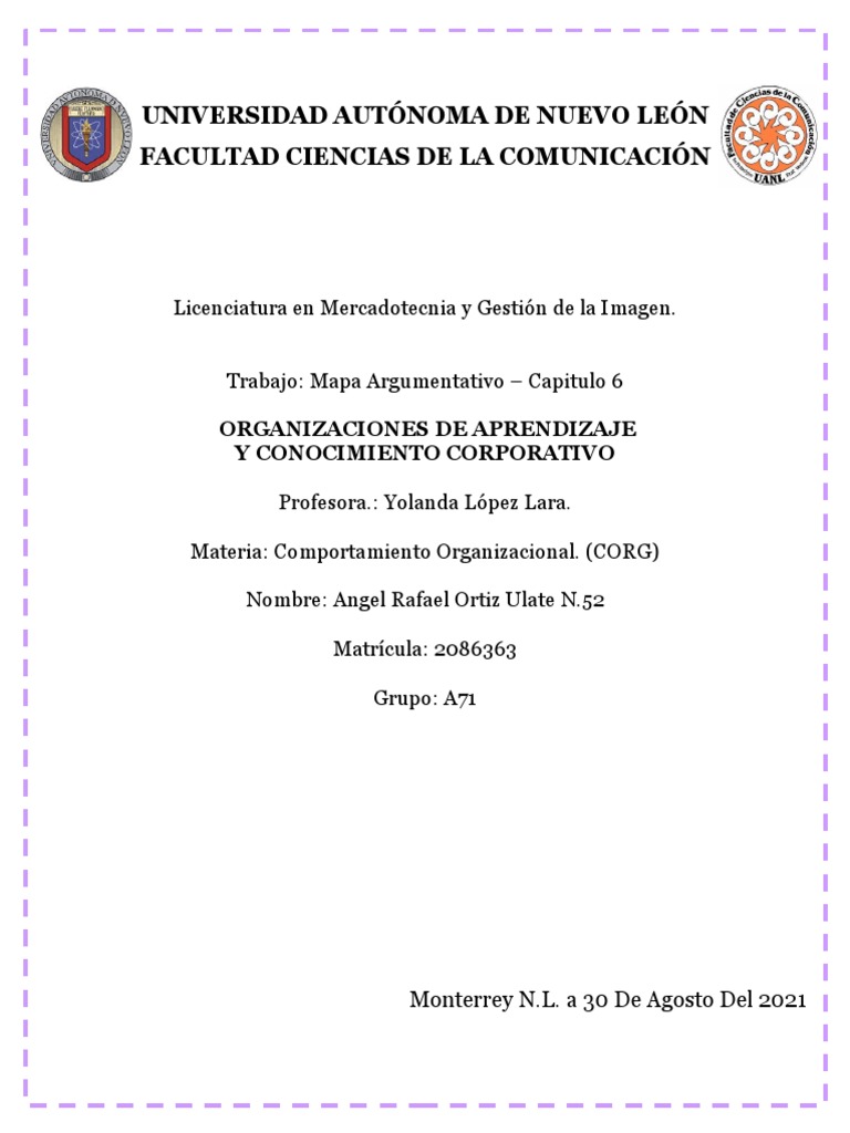 Mapa Argumentativo - Cap.6 | PDF