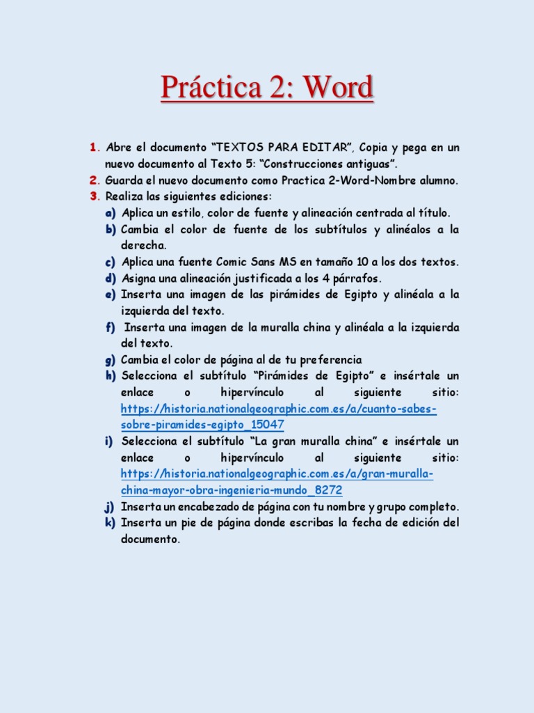Practica 2 Google Docs | PDF