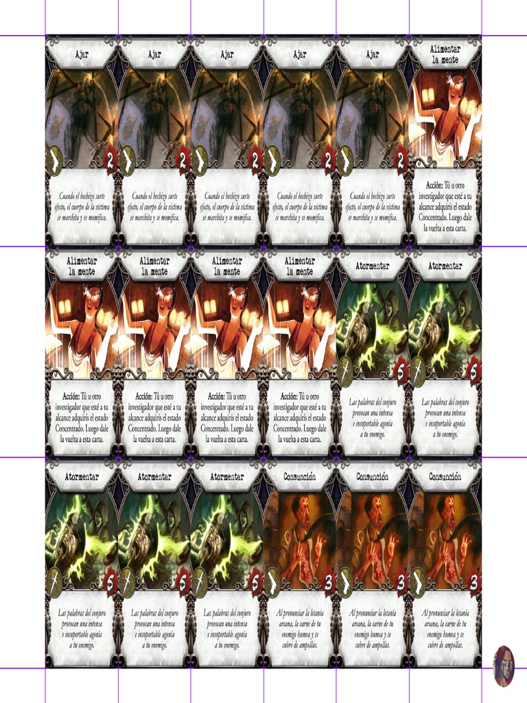 MoM 2 Edición Cartas | PDF