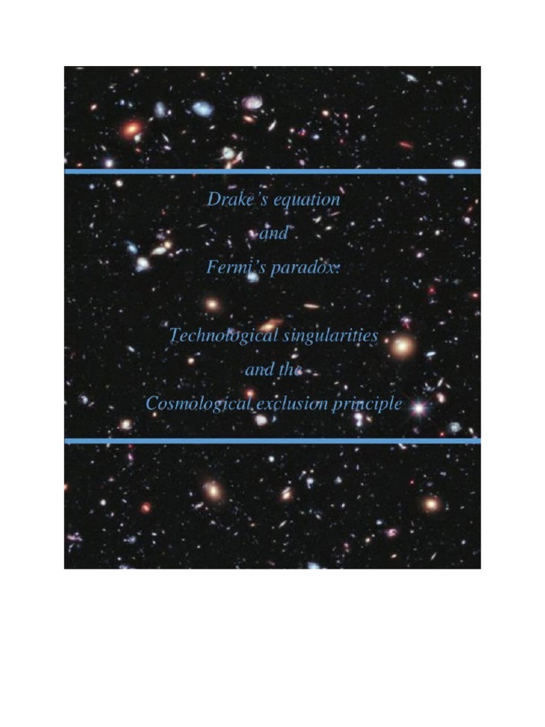 Drake's Equation and Fermi's Paradox | PDF | Milky Way | Universe