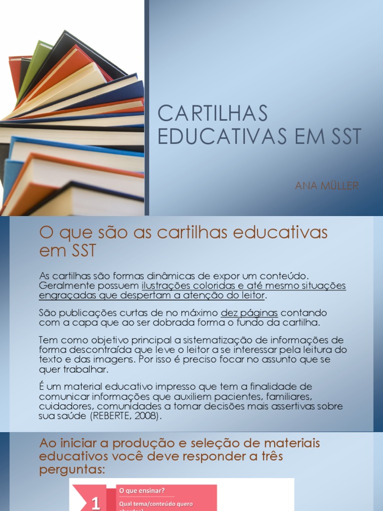 Cartilhas Educativas em SST: Guia Prático | PDF | Carreira e ...