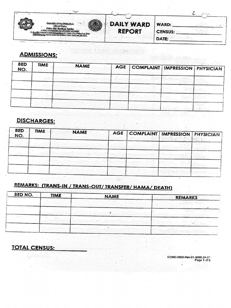 Hospital Forms | PDF