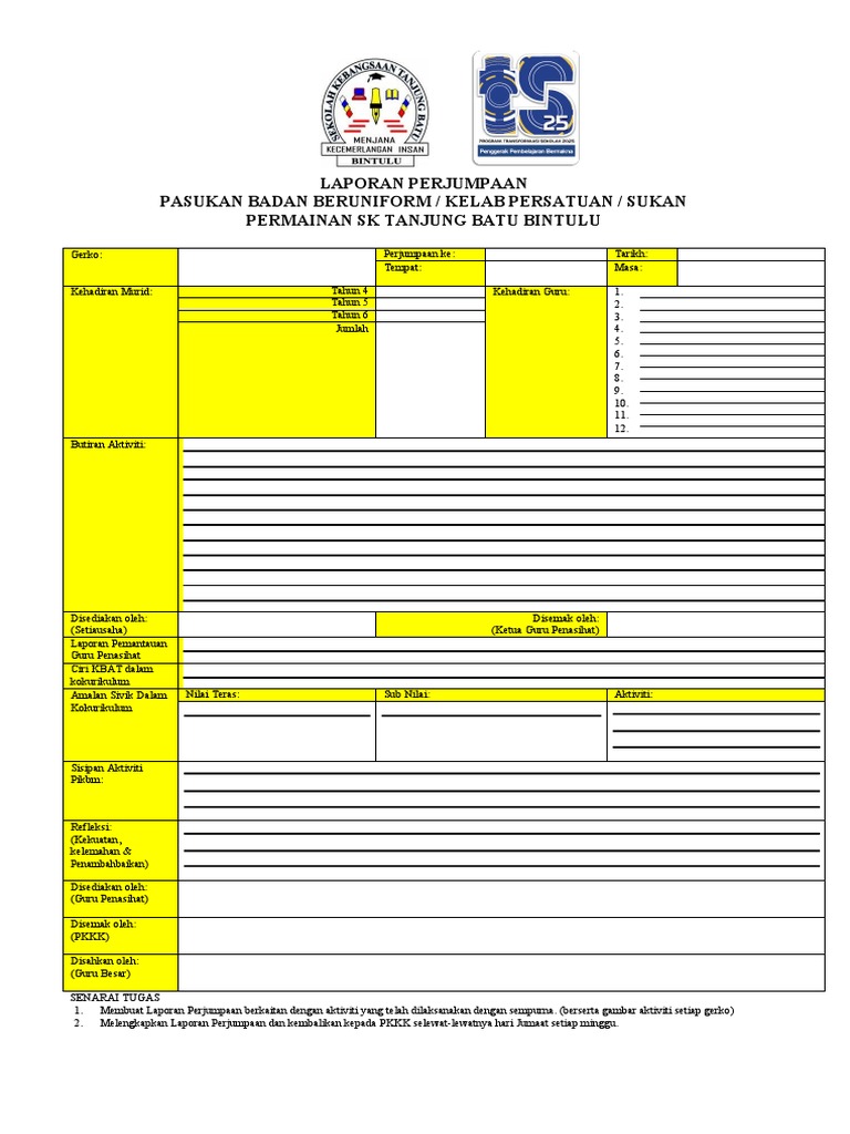 Laporan TKRS 1 2022 | PDF