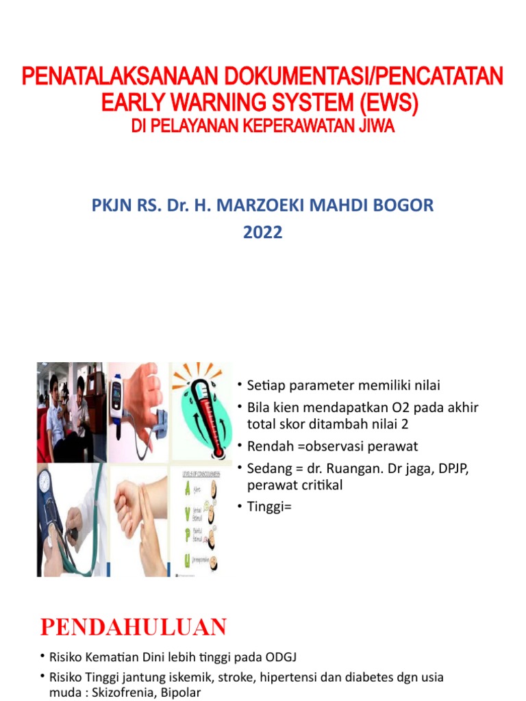 EARLY WARNING SYSTEM SCORE (EWSS) Bagus | PDF
