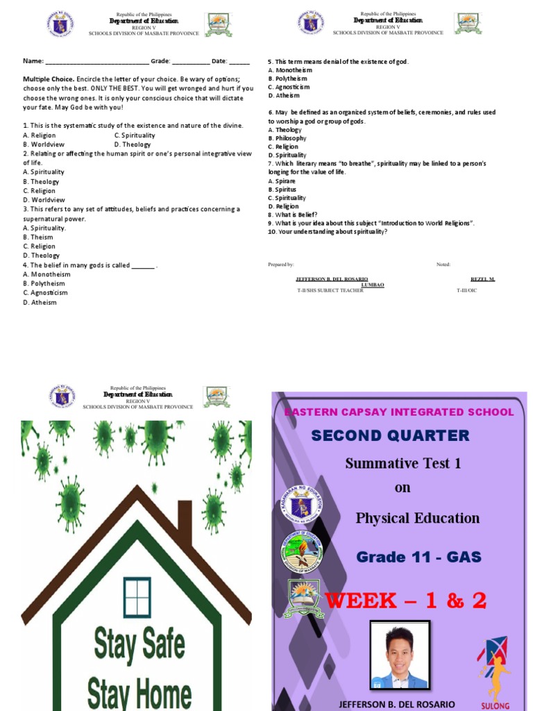 Pre - Test Intro To World Religions | Download Free PDF | Spirituality ...