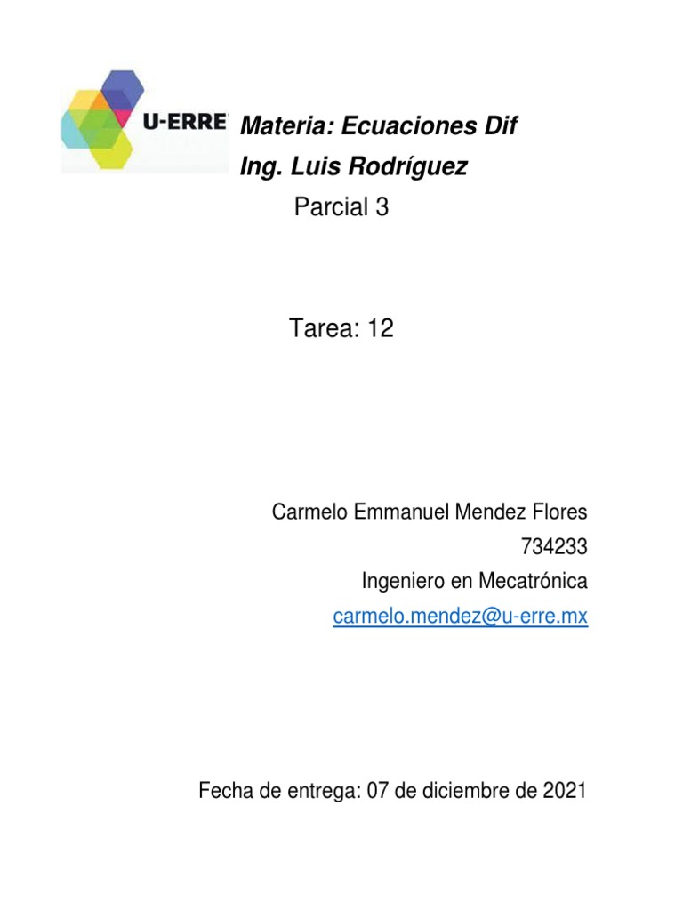 Tarea 12 ED | PDF