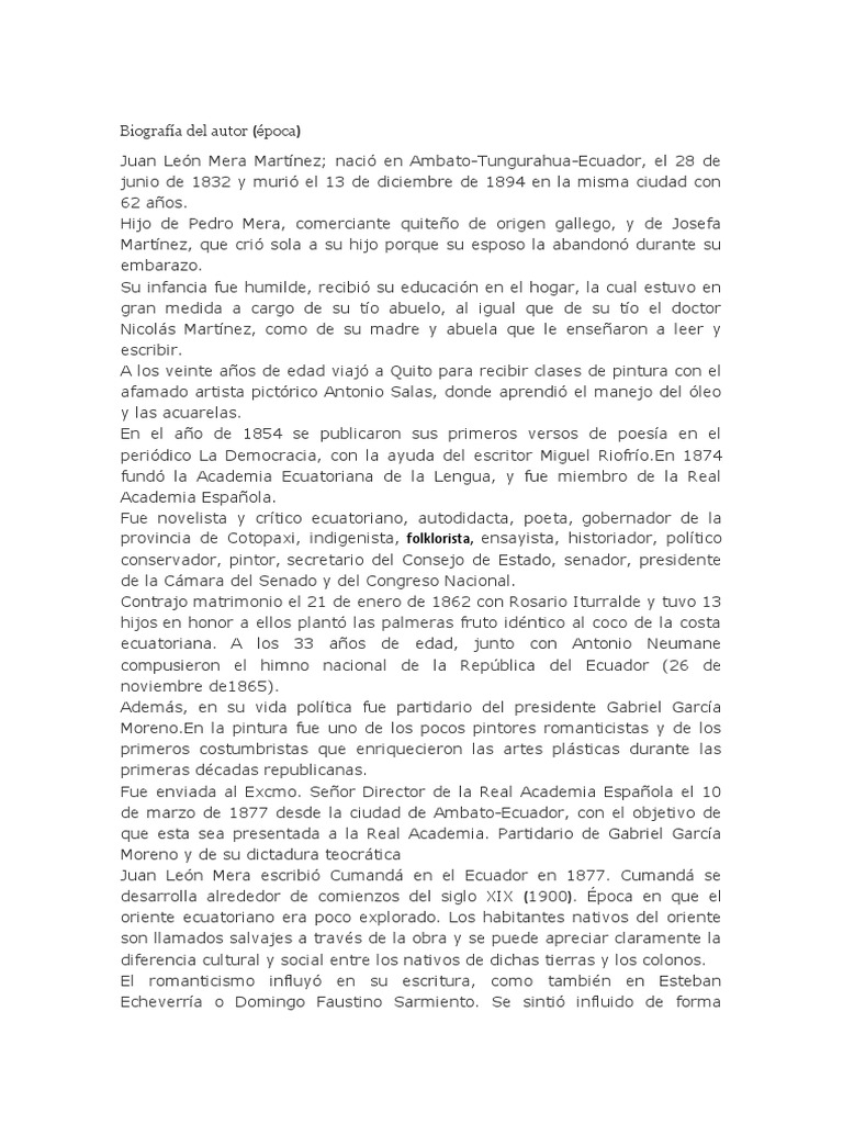 Biografía Del Autor | PDF | Ciencias sociales