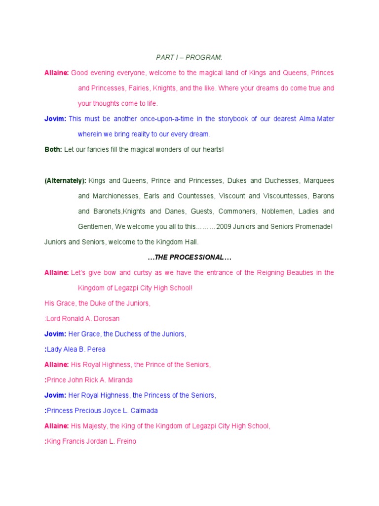 Emcee Script Js | PDF | Feudalism | Monarchy