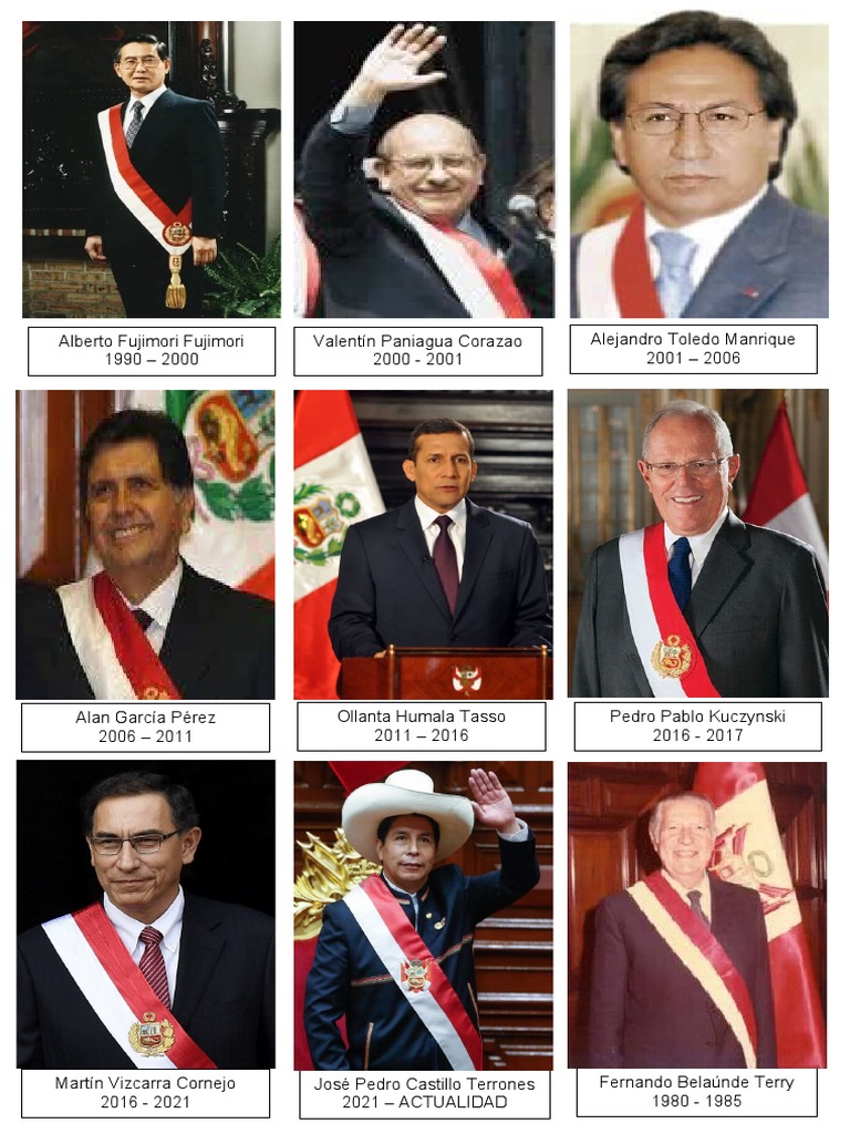 Presidentes del Perú desde 2000 hasta hoy | PDF