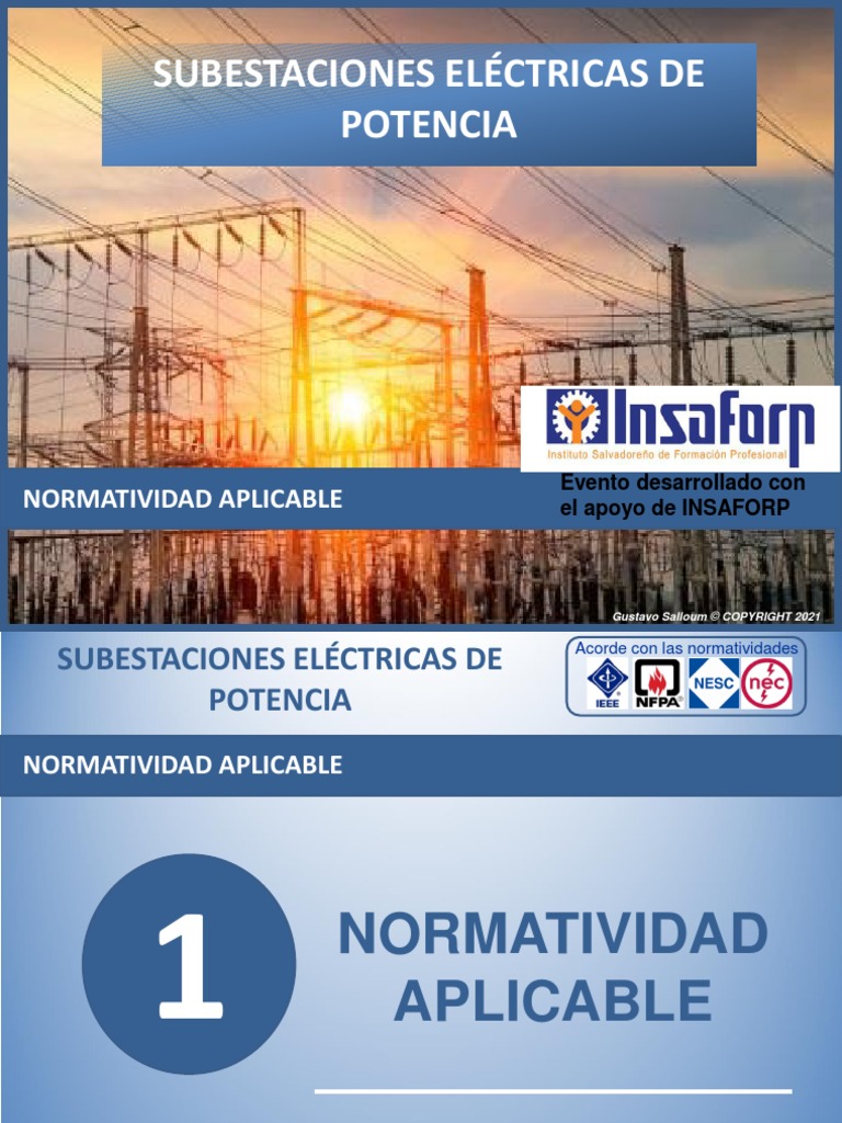 Presentacion 01 | PDF | Electrical Substation | Electrical Components