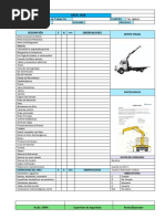 Check List Inspeccion Payloader | PDF | Fabricantes de vehículos de ...