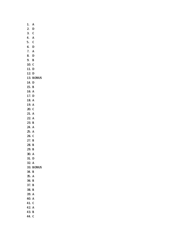 PR1 Answer Key Midterm 2nd Sem | PDF