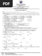Rapid Mathematics Assessment Grades 4 To 6 | PDF | Area