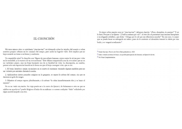 El Chonchon | PDF