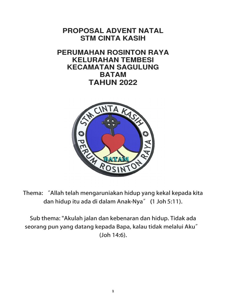 PROPOSAL Natal STM 2022 | PDF