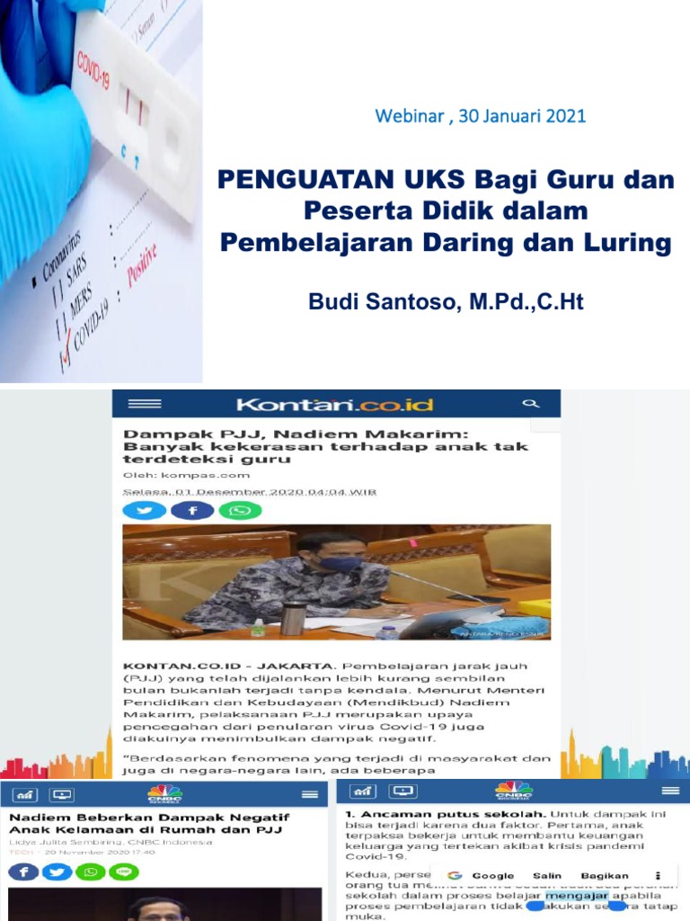 Penguatan UKS Bagi Guru Dan Peserta Didik | PDF