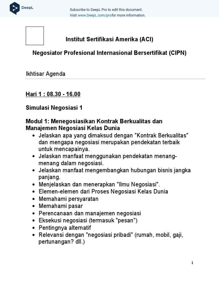 ACI CIPN (Negotiation) Overview Modules revAR4D (1) Id | PDF