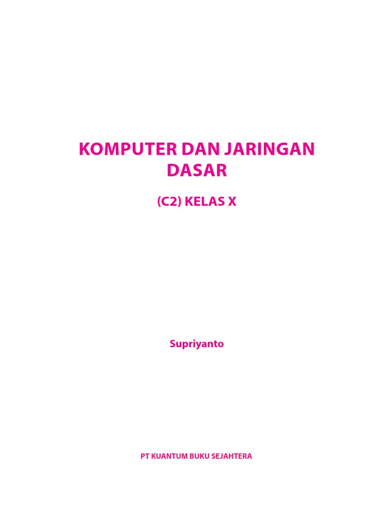C2.2 Komputer Dan Jaringan Dasar | PDF