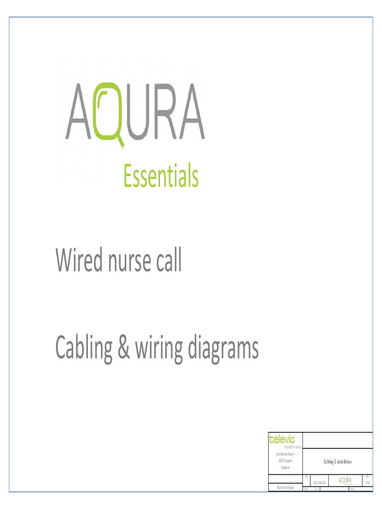 Nurse Call Cabling and Wiring Guide | PDF | Telecommunications ...