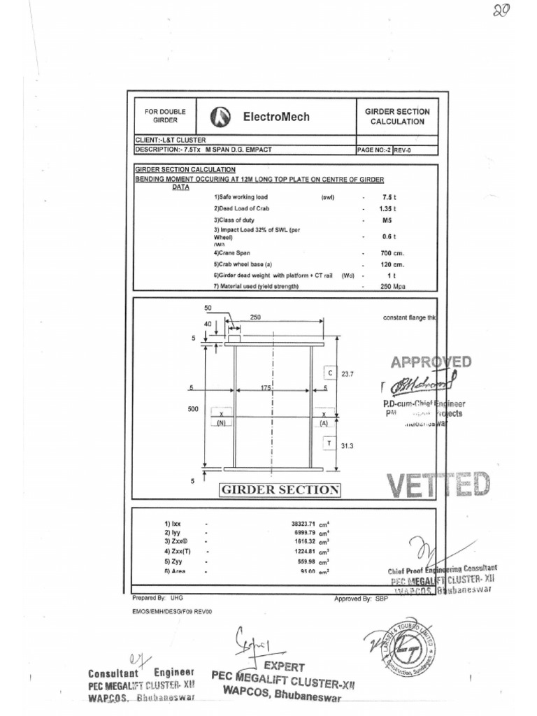 Electromech DG Calculation CL XII EOT | PDF