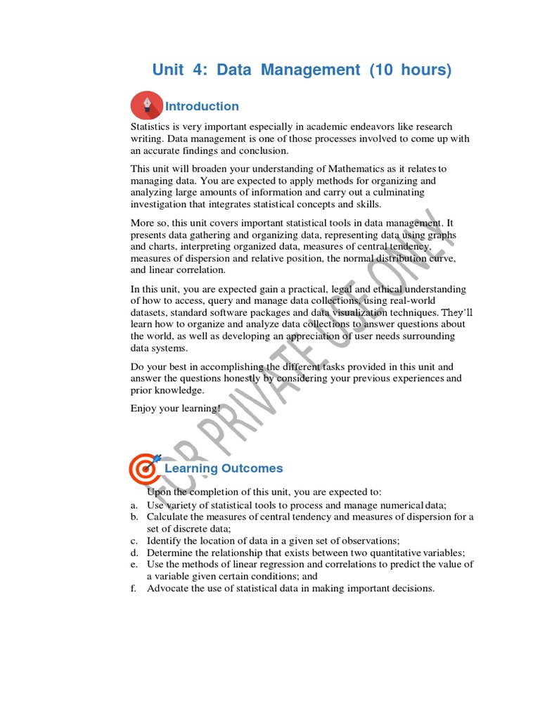 Data Gathering, Organization, Presentation and Interpretation | PDF | Level Of Measurement ...