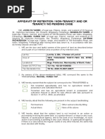 DAR Clearance Requirements Checklist | PDF | Affidavit | Notary Public