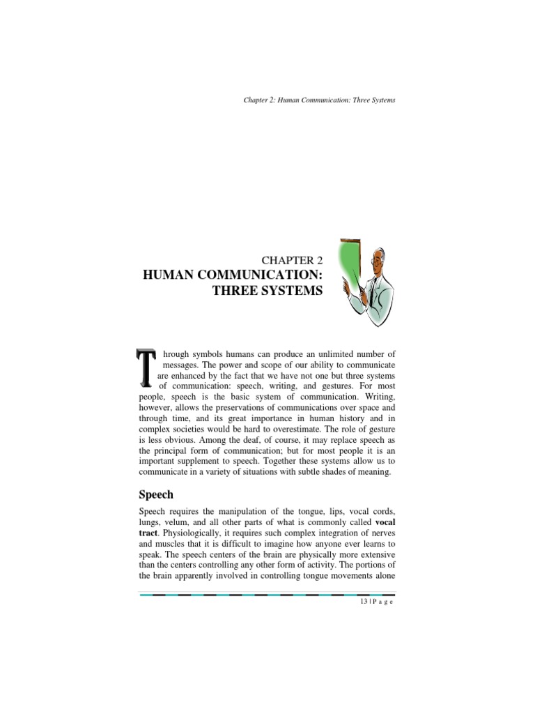 Chapter 2-Human Communication | PDF