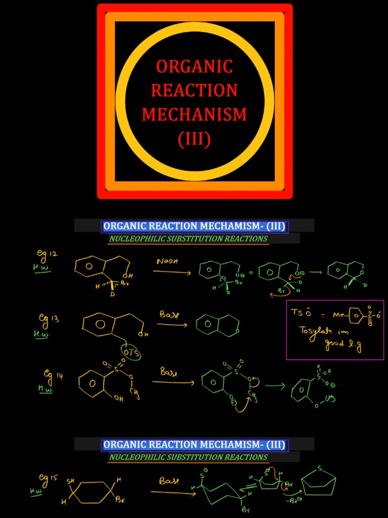 ORM-3 L-5 (SN Reactions of Ether, Epoxides ArSN2 Reaction) | PDF