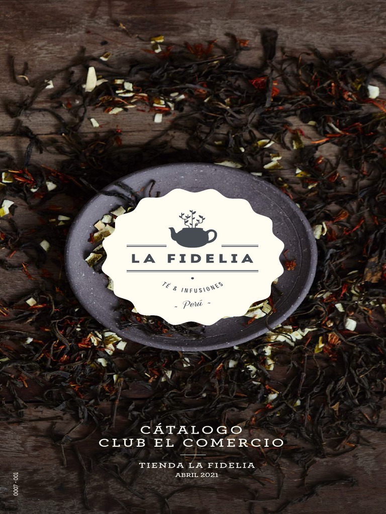 Catálogo de Infusiones La Fidelia 2021 | PDF | Té | Plantas comestibles