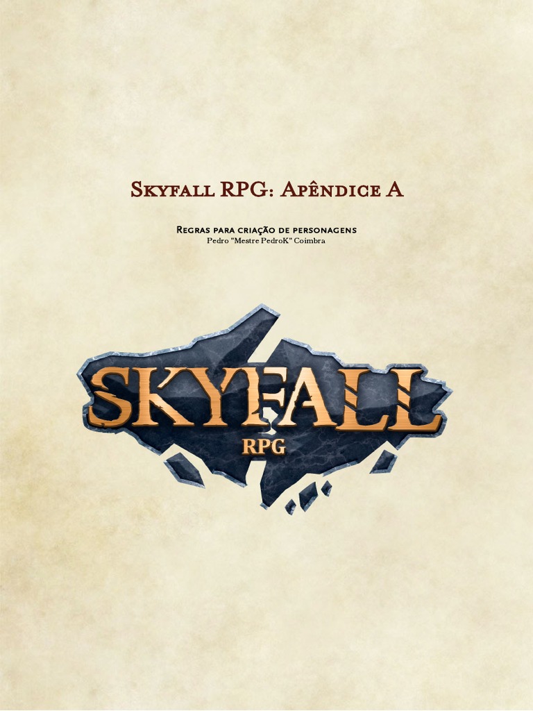 Skyfall RPG Criacao de Personagens | PDF | Jogos de RPG | Cidade