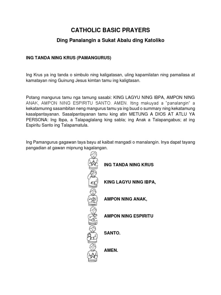 Catholic Basic Prayers | PDF