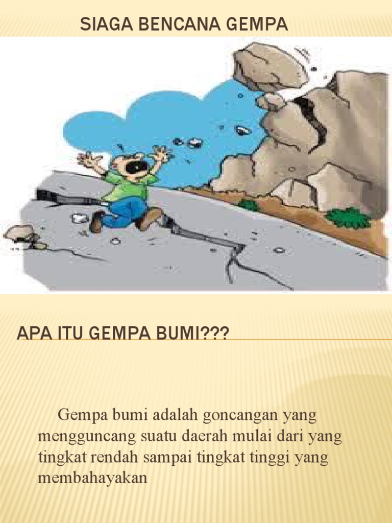 Mari Kenali Tanda Dan Gejala Gempa Bumi | PDF Mari Kenali Tanda Dan Gejala Gempa Bumi | PDF