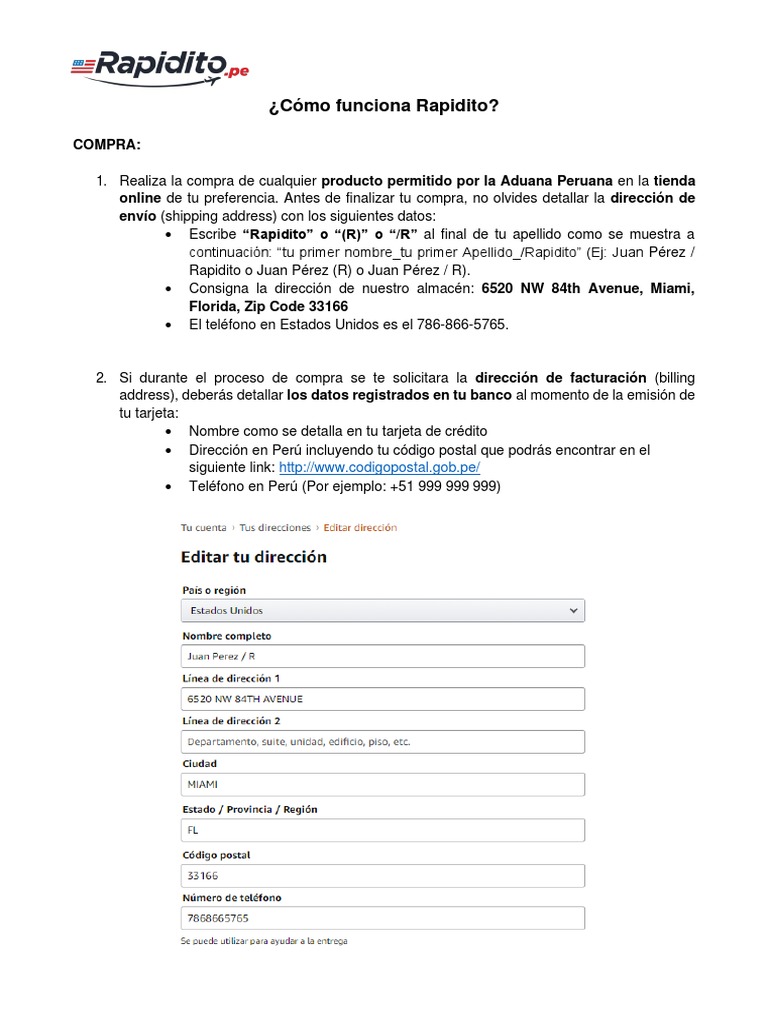 Como Funciona Rapidito | PDF | Industrias de servicio