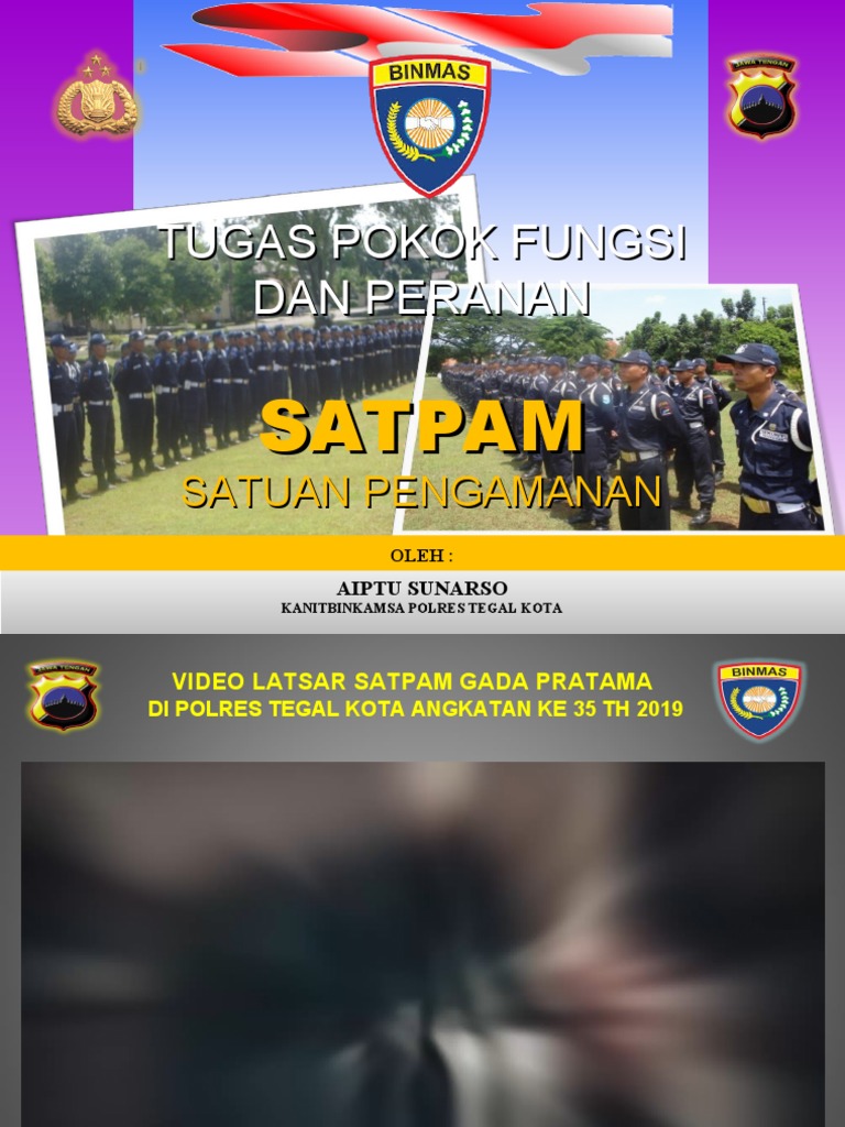 Tupoksiran Satpam | PDF