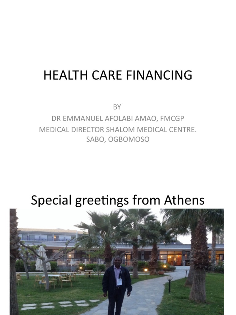 Health Care Financing Challenges and Solutions | PDF | Health Care ...