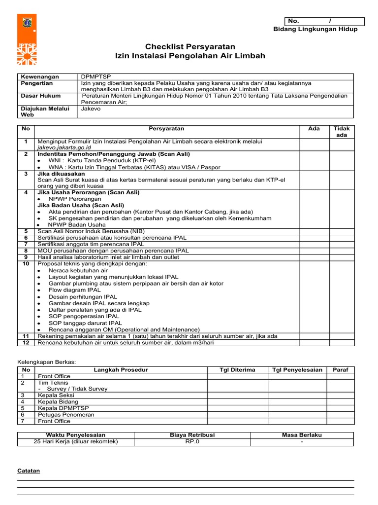 Persyaratan IPAL | PDF