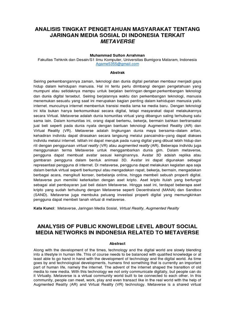 M Sulton Arrahman - 2101010014 | PDF