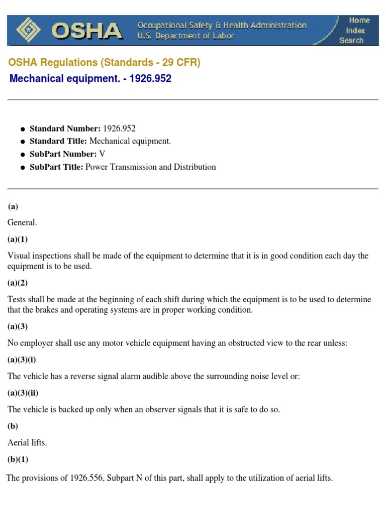 Osha 1926 952 | PDF