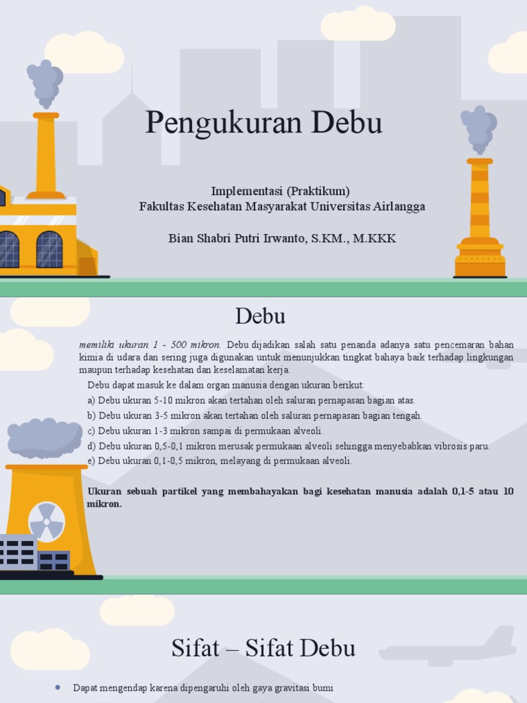 Pengukuran Debu Praktikum | PDF | Sains & Matematika