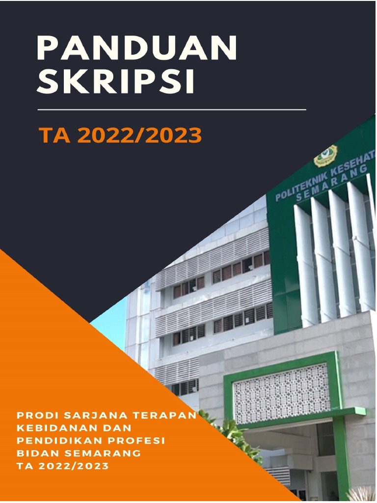 Panduan Skripsi Sarjana Terapan 2022-2023 | PDF