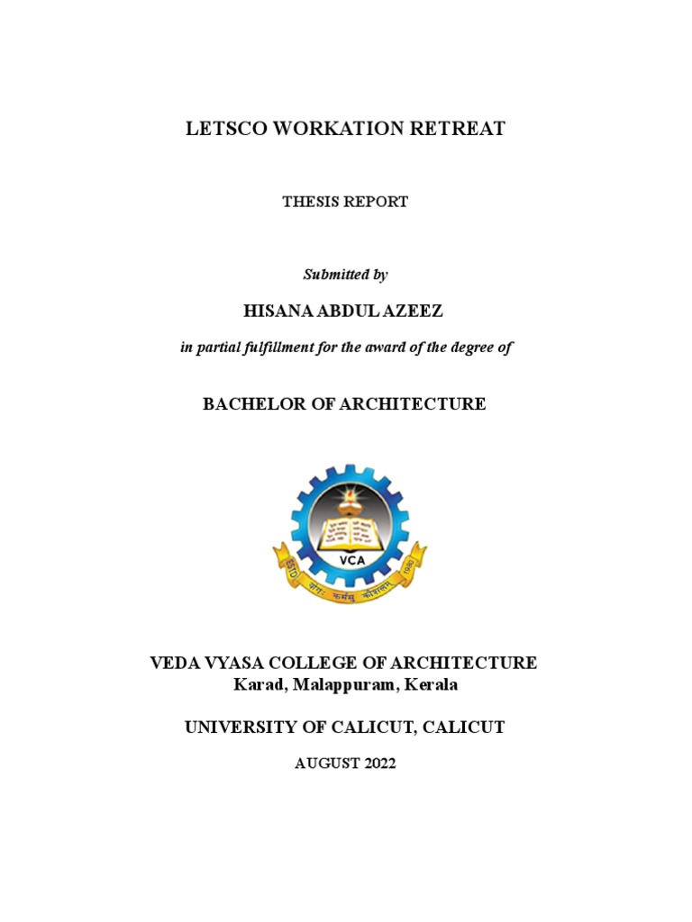 Thesis Report Final | PDF