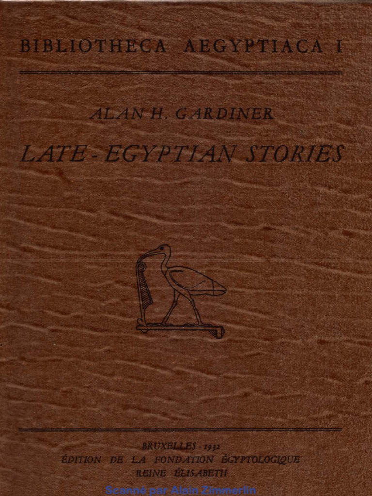Gardiner Late-Egyptian Stories | PDF | Papyrus | Ancient Egypt