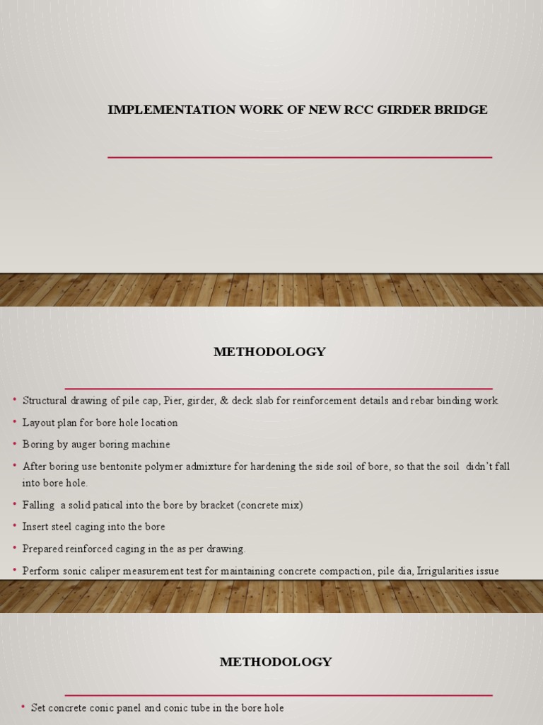 Girder RCC Bridge | PDF