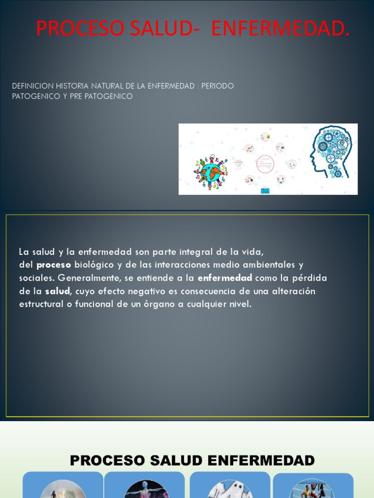 Proceso Salud-Enfermedad | PDF | Epidemiología | Sicología