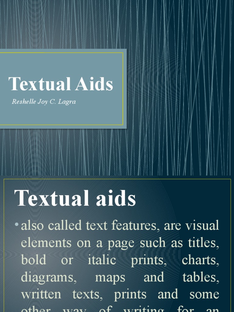 Textual Aids | PDF