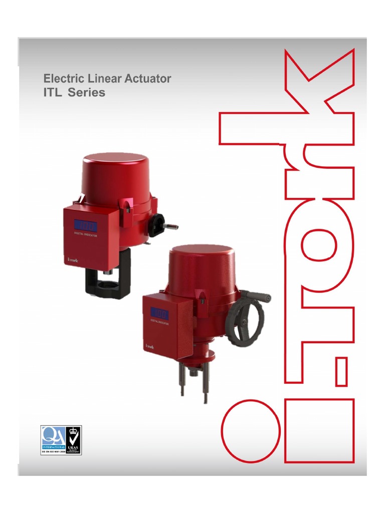 ITL Electric Linear Actuator Overview | PDF | Actuator | Electrical ...