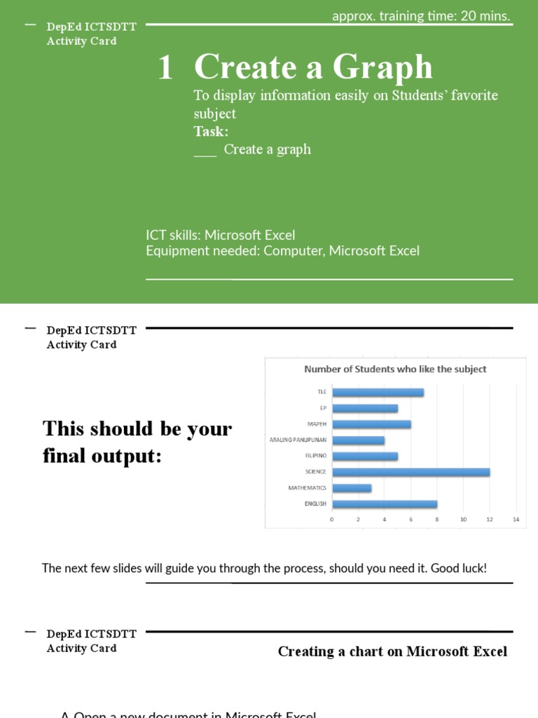 Activity Card-EXCEL | PDF