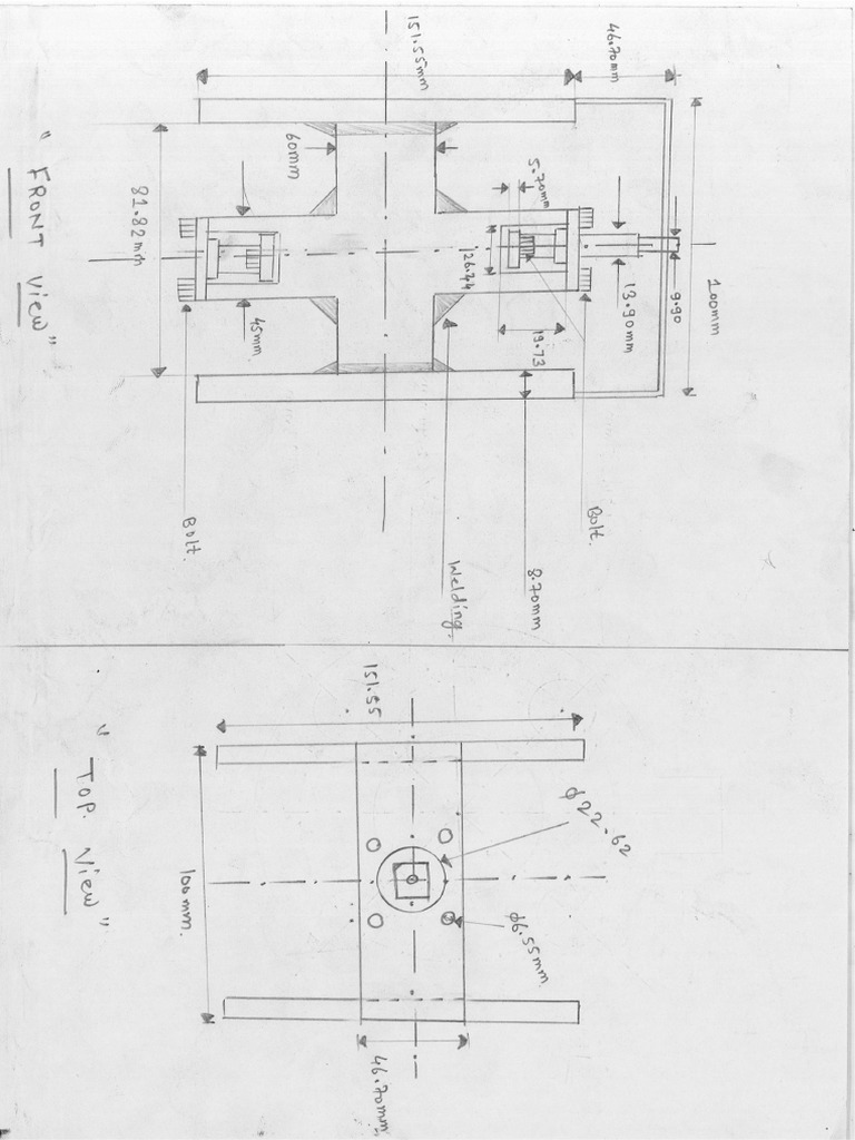 Butterfly Valve Drawing | PDF