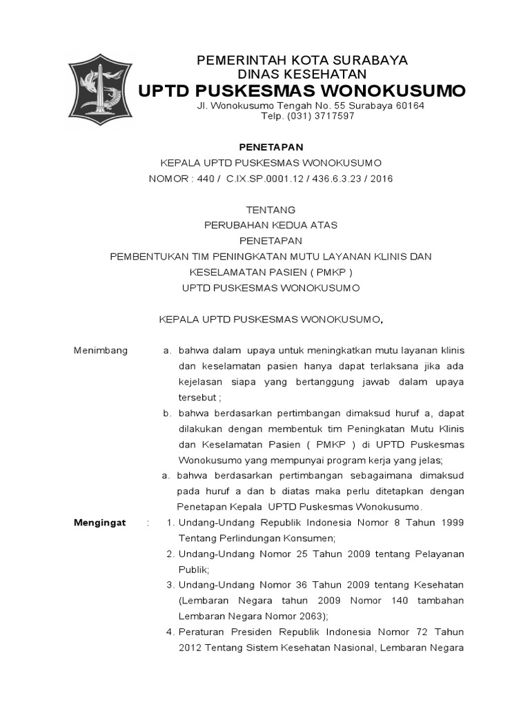 SP Tim PMKP | PDF