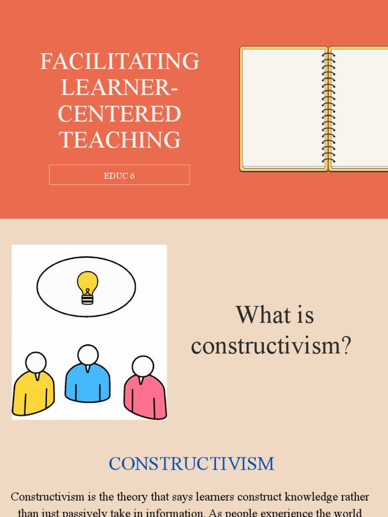 Facilitating Learner-Centered Teaching: Educ 6 | PDF